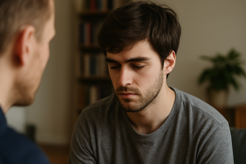 People who avoid eye contact during conversations often went through ...