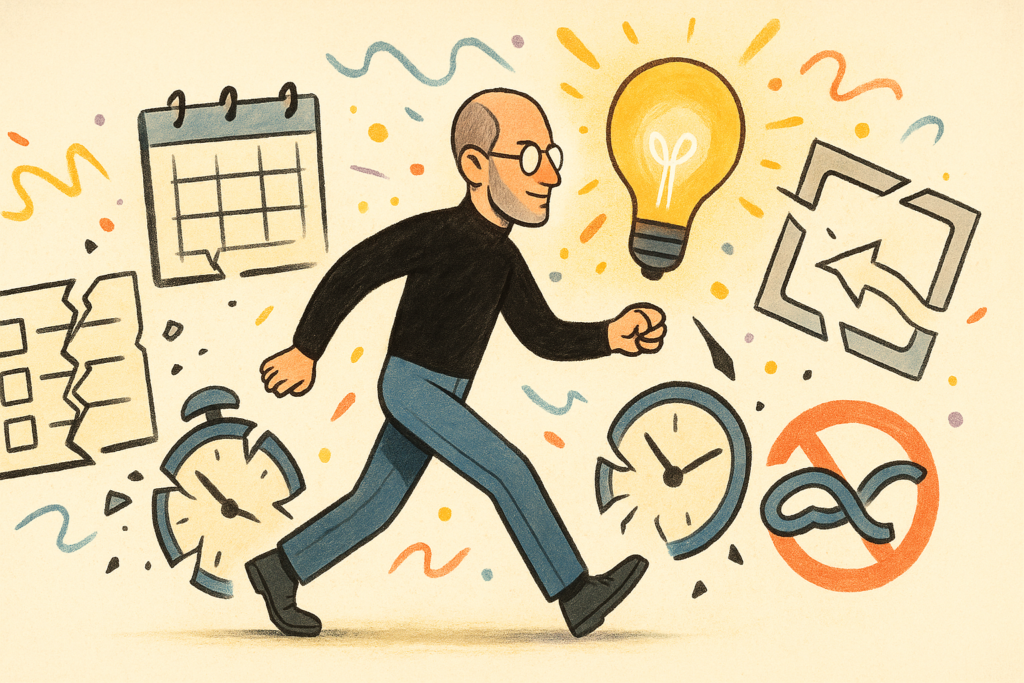 Steve Jobs says the most creative people usually break 5 conventional ...